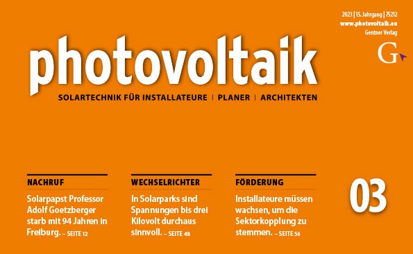 Christian von Staudt interviewed by photovoltaik Magazine - Steinbeis ...