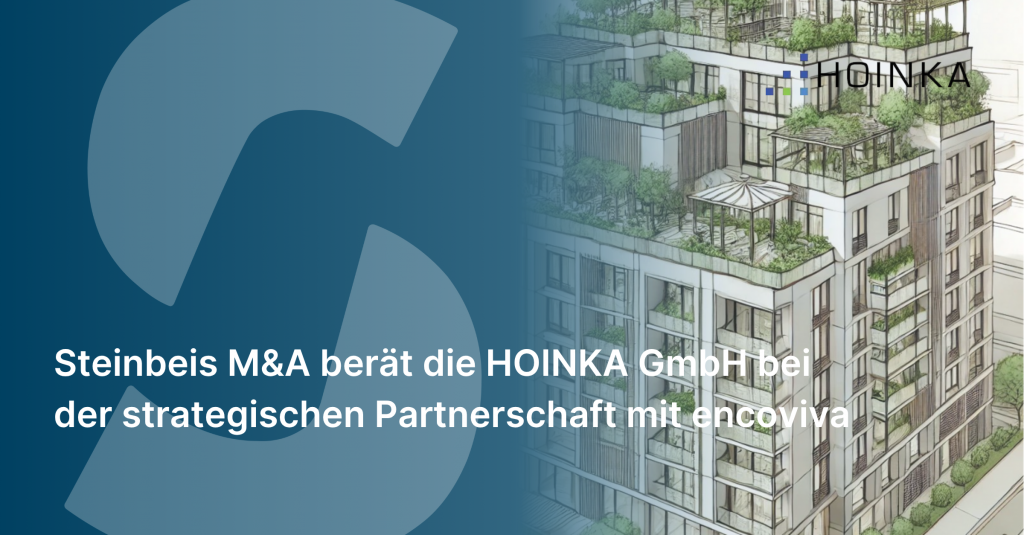Steinbeis M&A begleitet HOINKA GmbH bei strategischer Partnerschaft mit ...