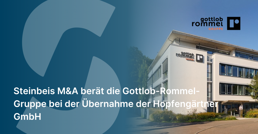 Gottlob Rommel übernimmt Hopfengärtner GmbH in Heilbronn - Steinbeis ...
